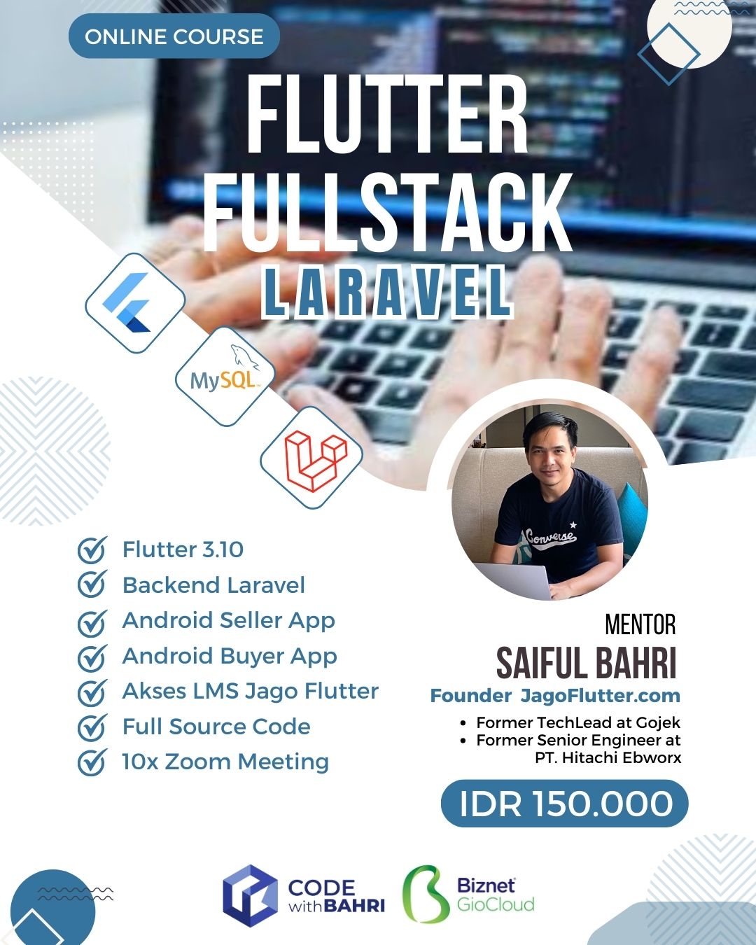 Code with Bahri Flutter Fullstack Laravel – FIC Batch 7 – Jago Flutter