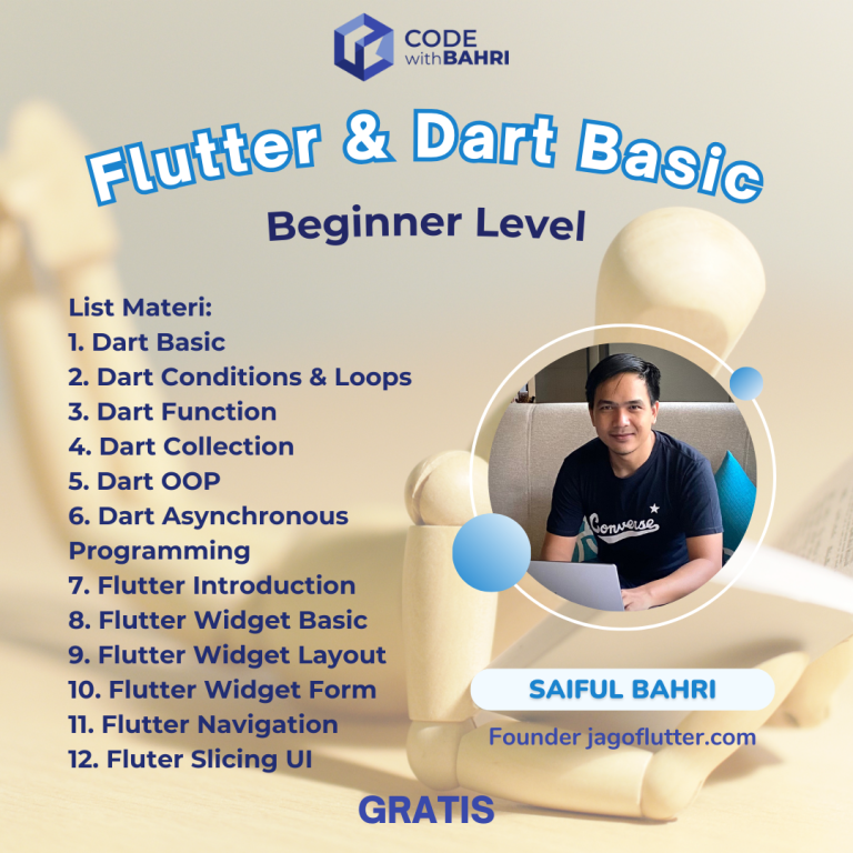 Kelas Flutter Basic – Jago Flutter
